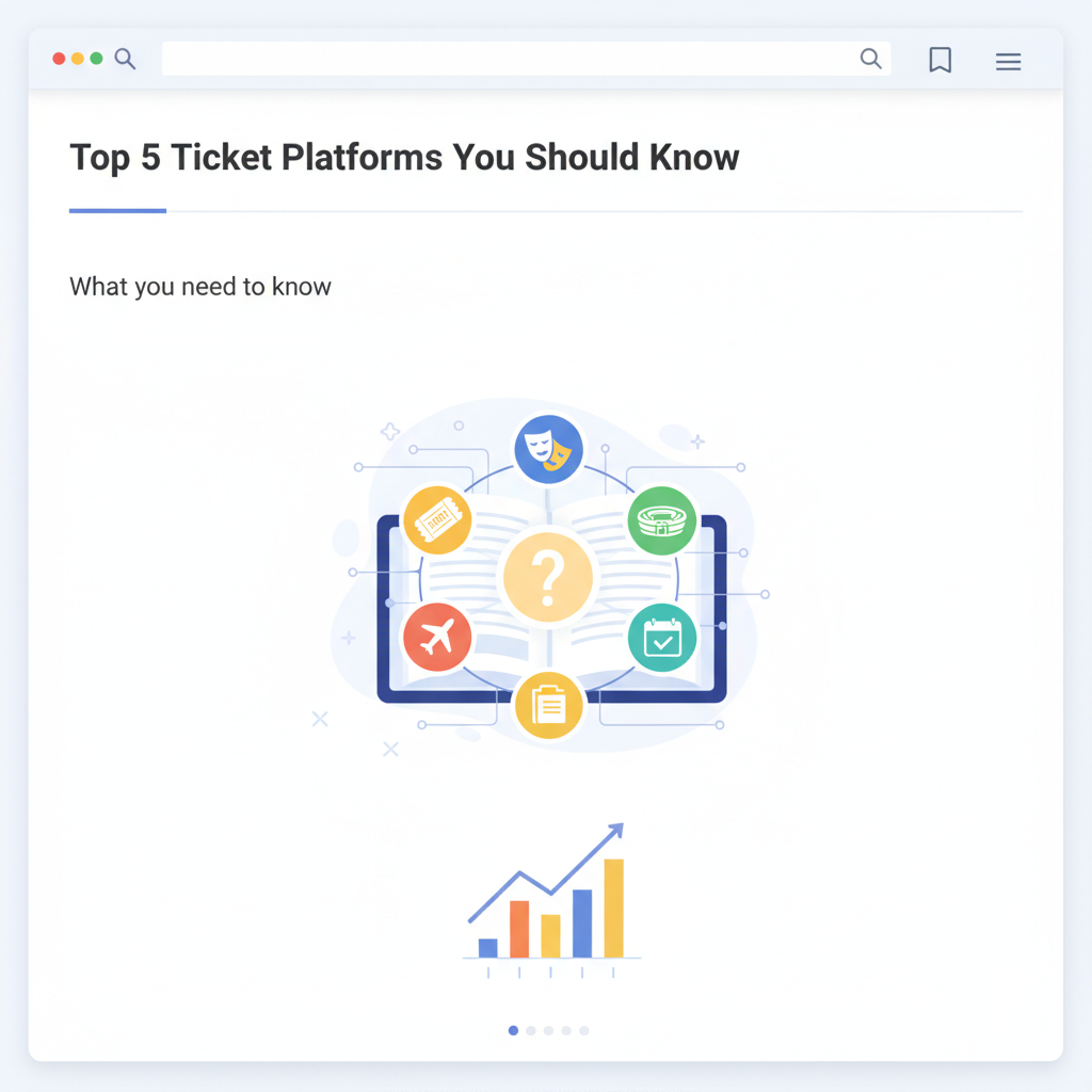 Top 5 Ticket Platforms You Should Know