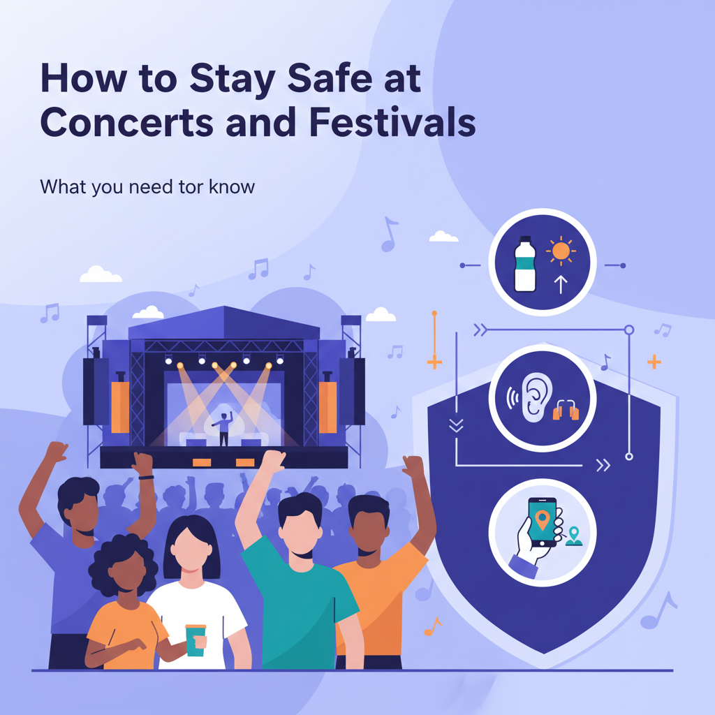 How to Stay Safe at Concerts and Festivals | concert safety tips